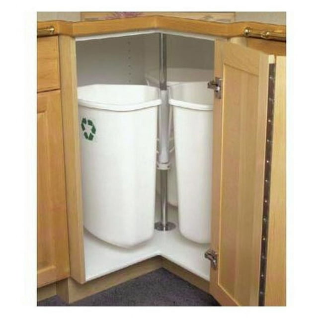 Free Shipping! Recycling Center Rotary 28" 3 Bins 32 Quarts Each, 28-1/ ...