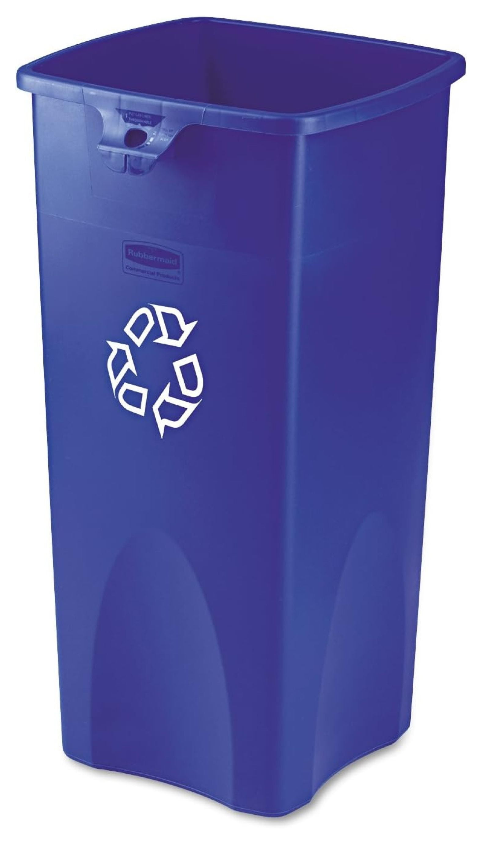 Recycling Container, 23-Gallon, Blue, Compost Bin for Home/Indoor ...