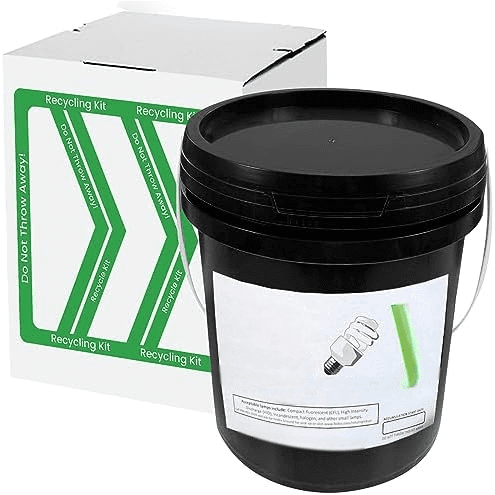 Recycling Container for Compact Fluorescent Lamps – 5 Gallons Recycling ...