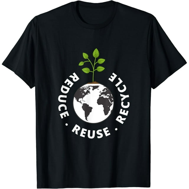 Recycling Earth Day Gift | Environment Reduce Reuse Recycle T-Shirt - Walmart.com