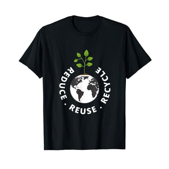 Recycling Earth Day Gift | Environment Reduce Reuse Recycle T-Shirt - Walmart.com