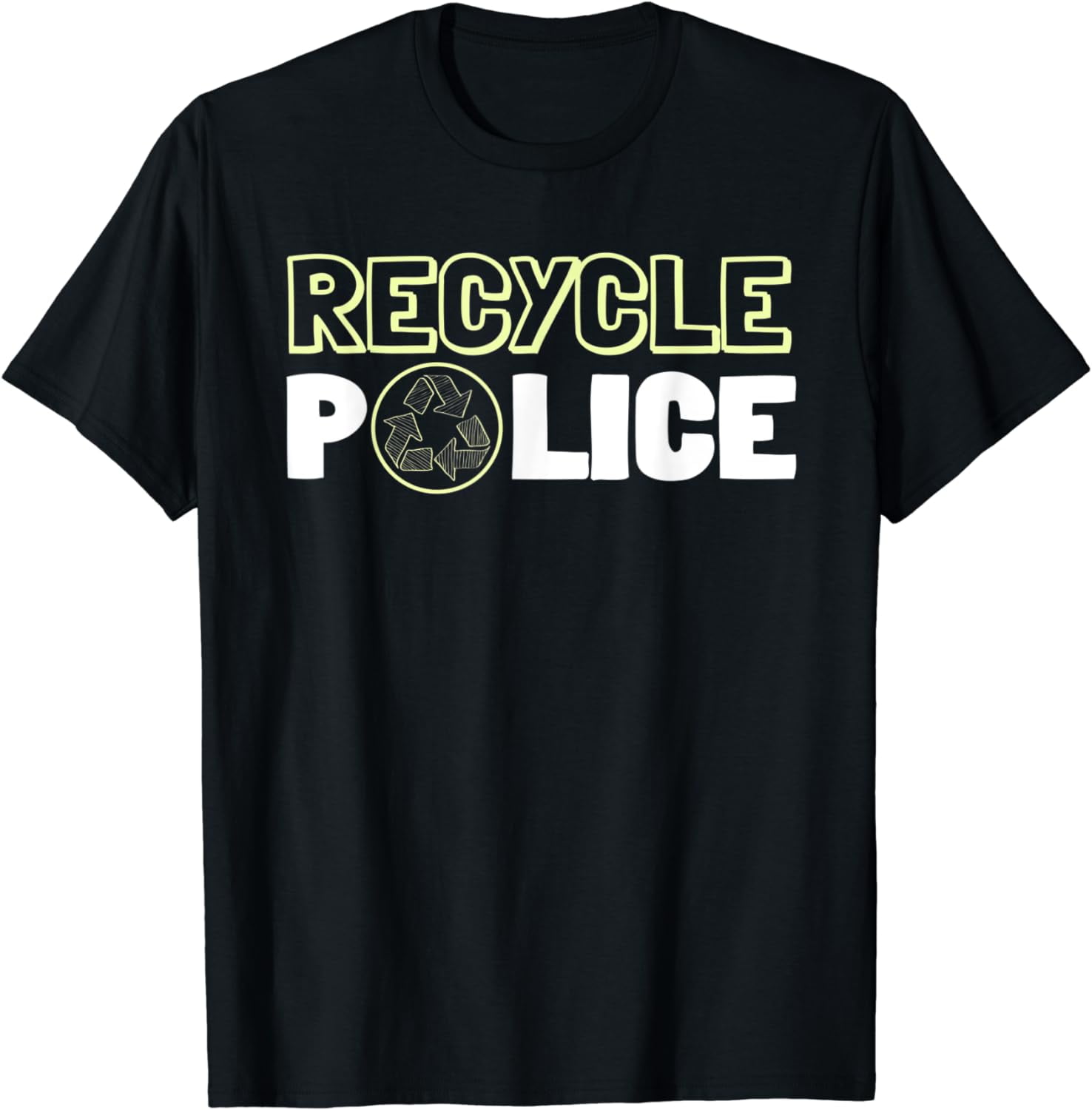 Recycling Environmentalist Recycle Police Earth Day Nature T-Shirt ...