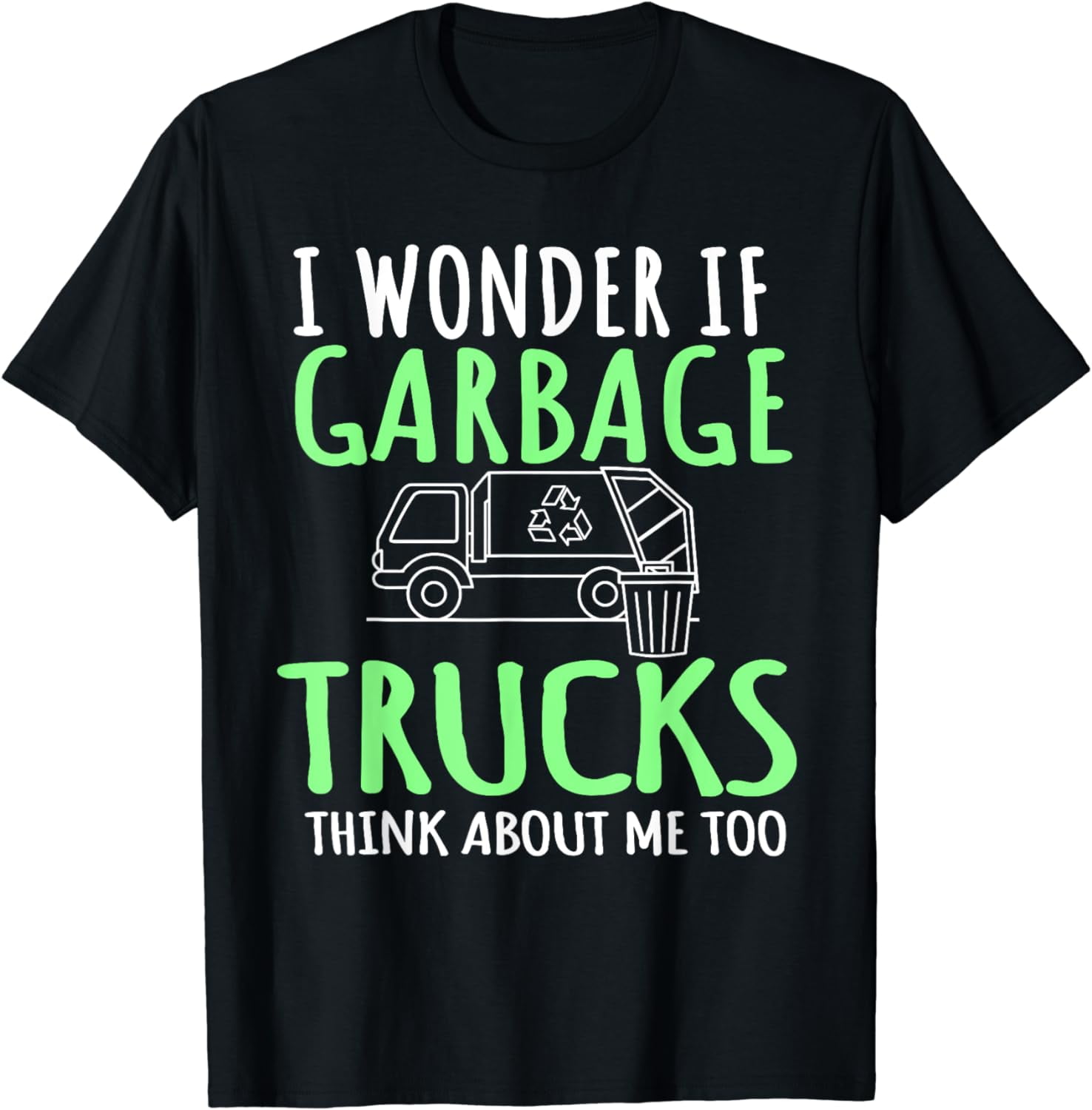 Recycling Garbage Truck Trash Collector Recycle Earth Day T-Shirt ...