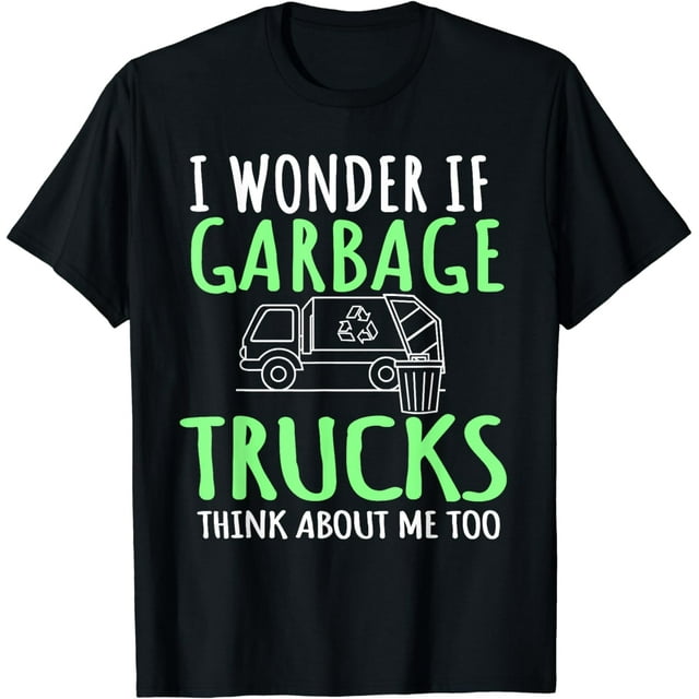 Recycling Garbage Truck Trash Collector Recycle Earth Day T-Shirt ...