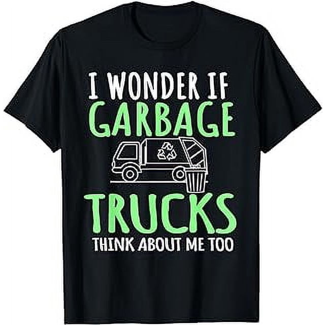 Recycling Garbage Truck Trash Collector Recycle Earth Day T-Shirt ...
