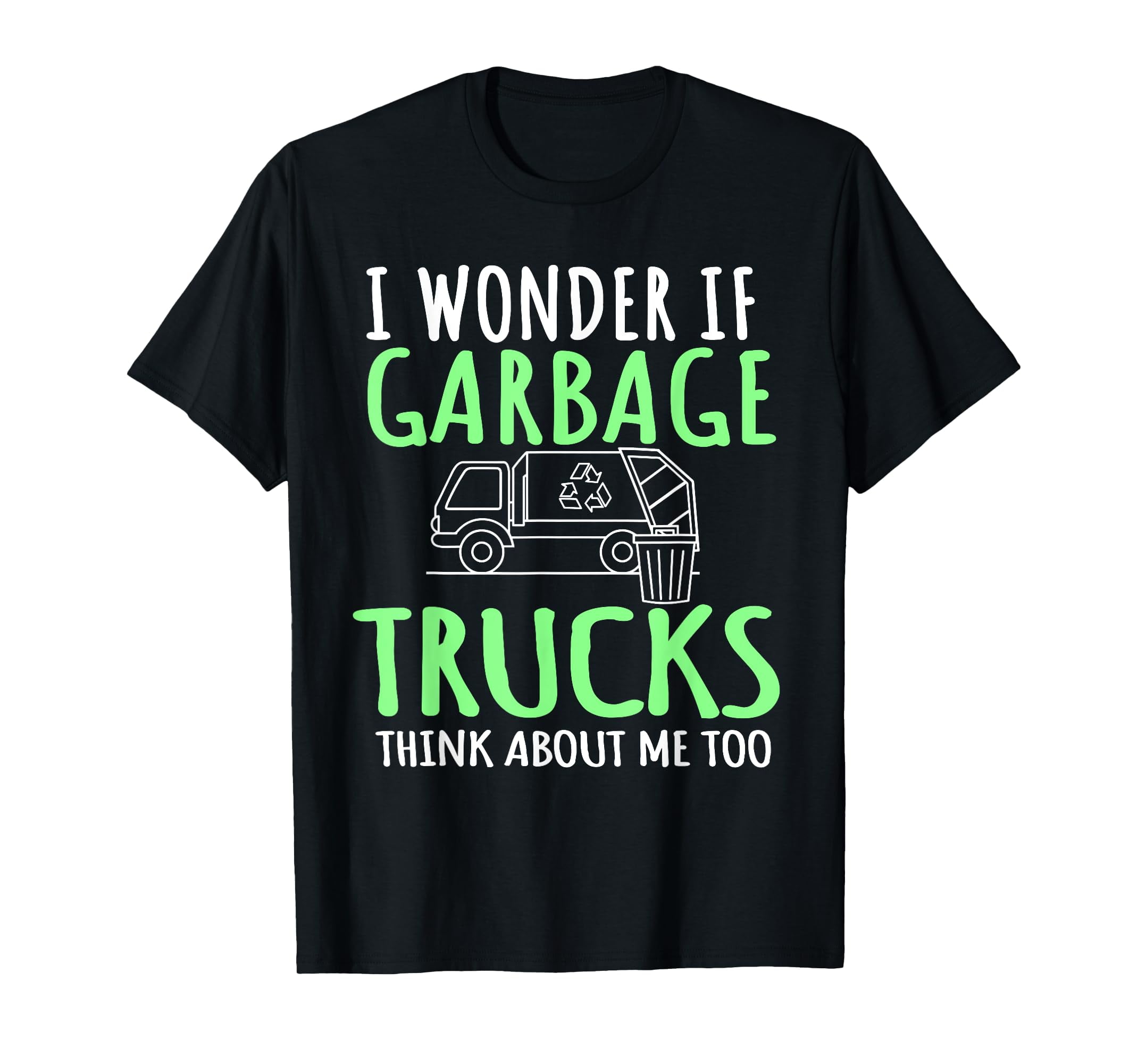 Recycling Garbage Truck Trash Collector Recycle Earth Day T-Shirt ...