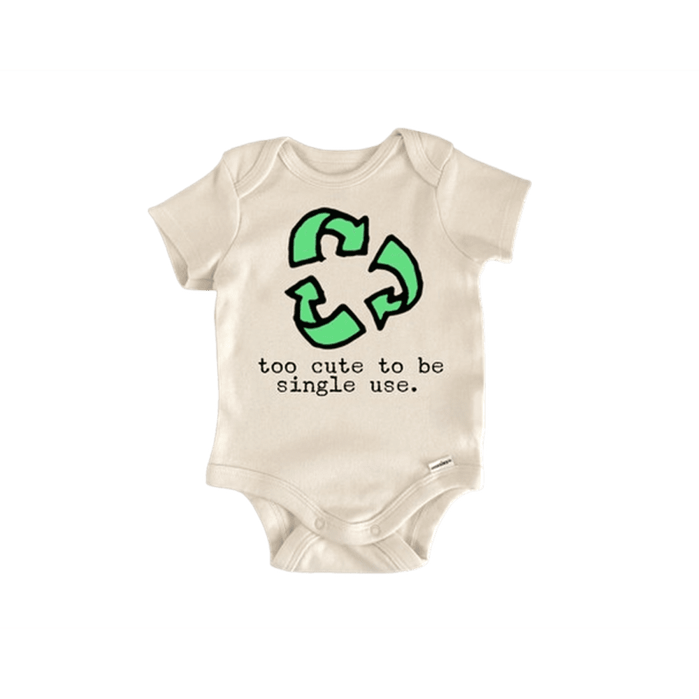 Recycling Recycle Earth Newborn Baby Bodysuit - Walmart.com