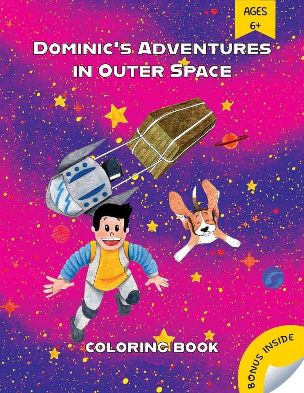 Recycling Stories: Dominic's Adventures in Outer Space: A Coloring ...