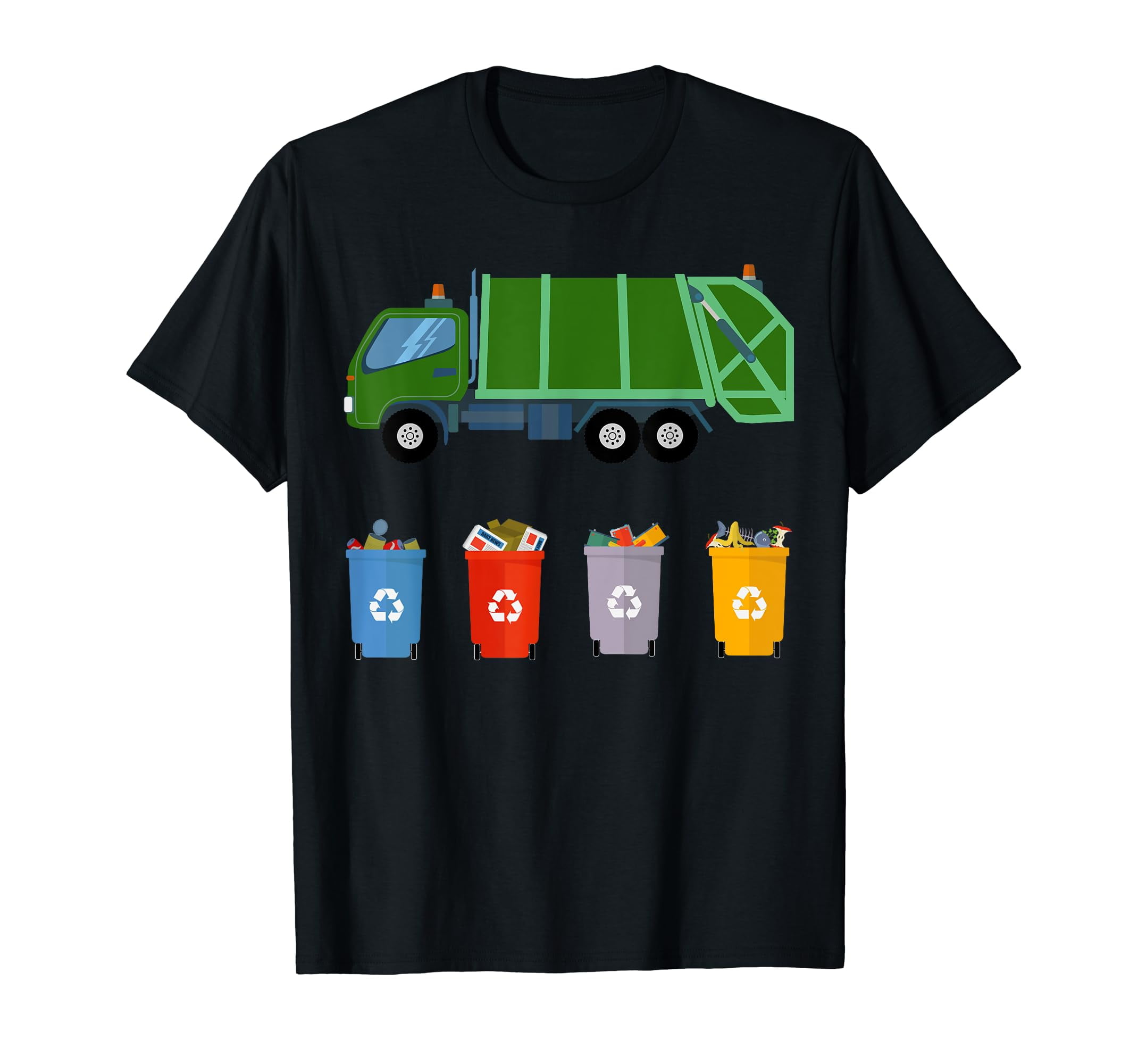 Recycling Trash Truck Shirt Kids Garbage Truck T Shirt - Walmart.com