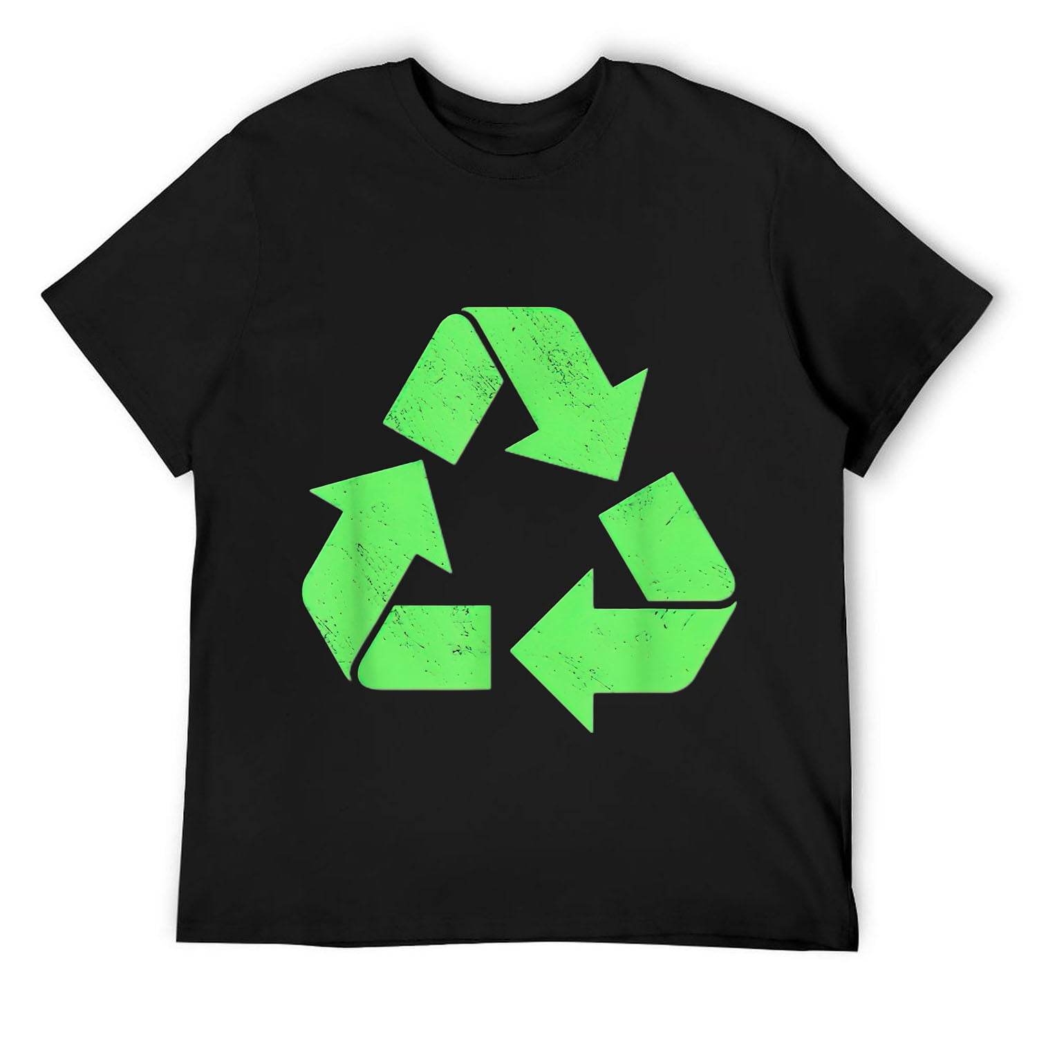 Recycling Vintage Logo Environmentalist Recycle Earth Day T-Shirt Black ...