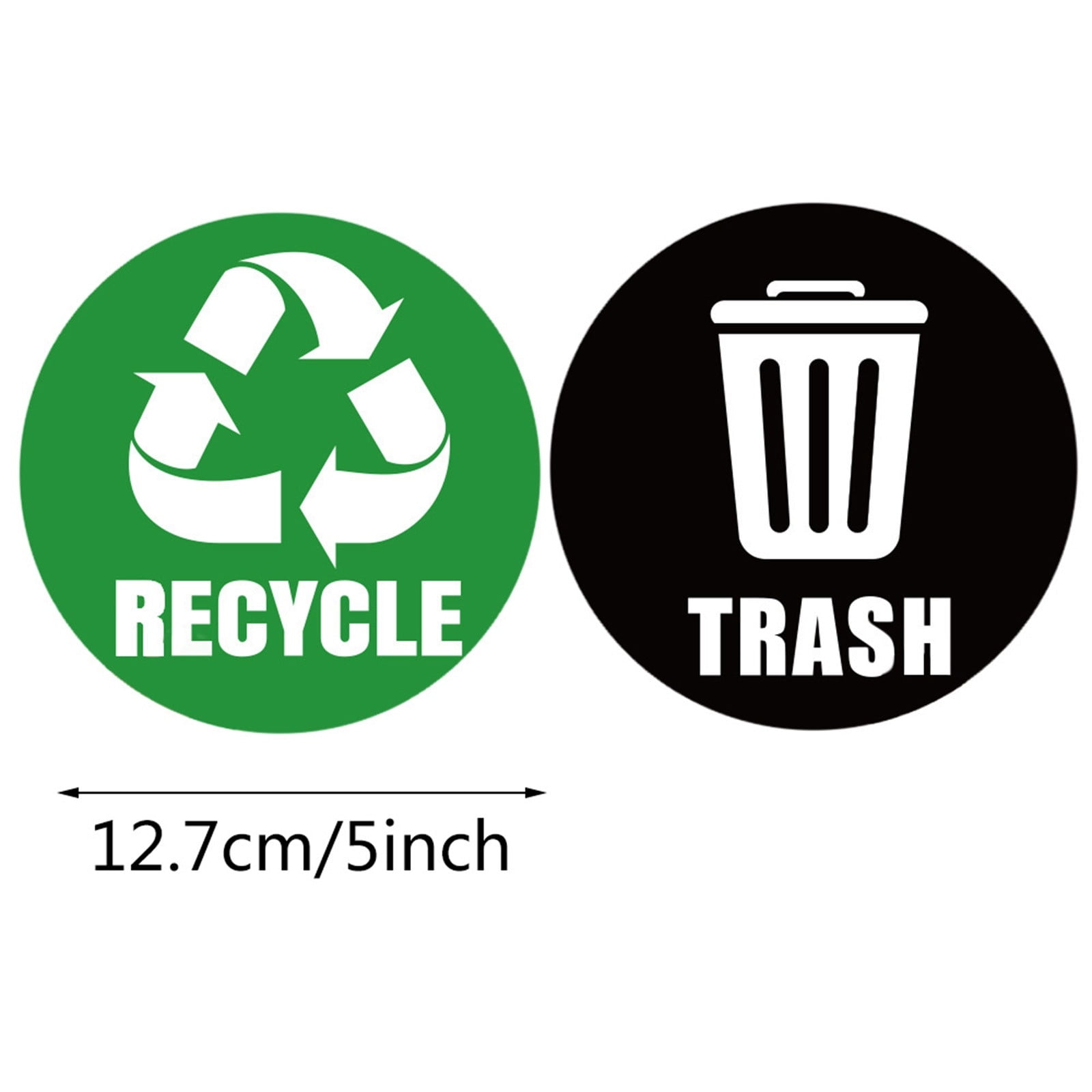 Recycling and Trash Label Sticker Set – Recyclable / Non-Recyclable ...
