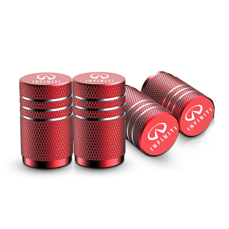 Red 1-Car Wheel Center Caps, Stalk Covers, Dustproof, Waterproof, MF ...