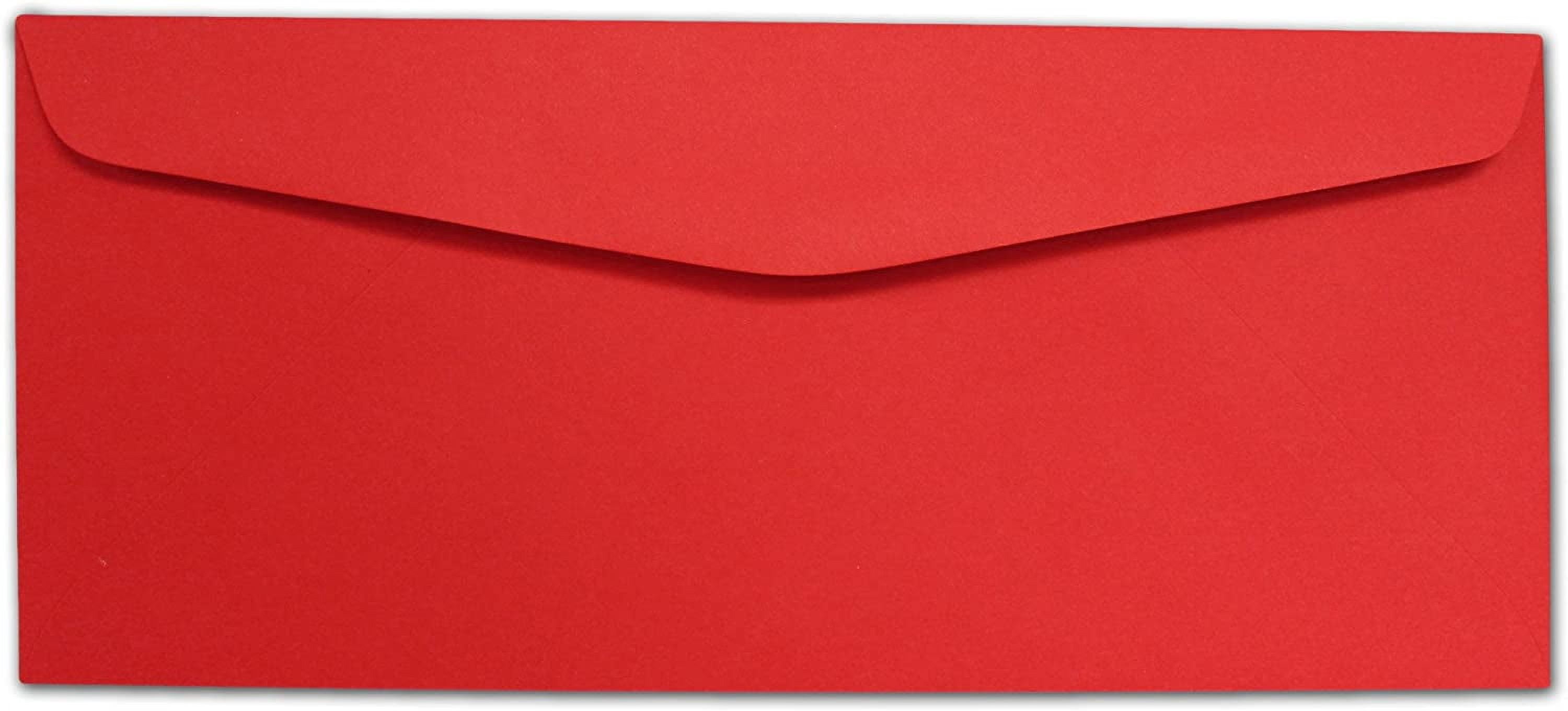 Red #10 Envelopes - 100 Envelopes -™ Brand Envelopes - Walmart.com