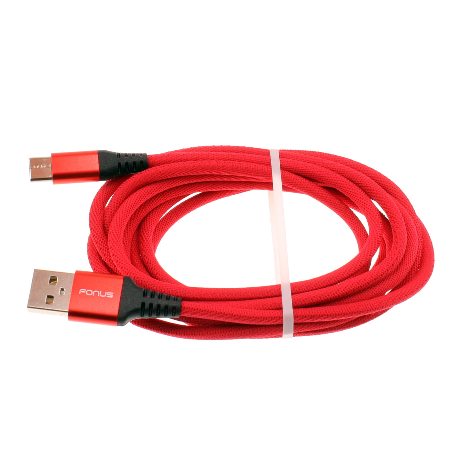 Red 10ft USB-C Cable Type-C for T-Mobile REVVL 6 5G/6x 5G/Pro 5G ...