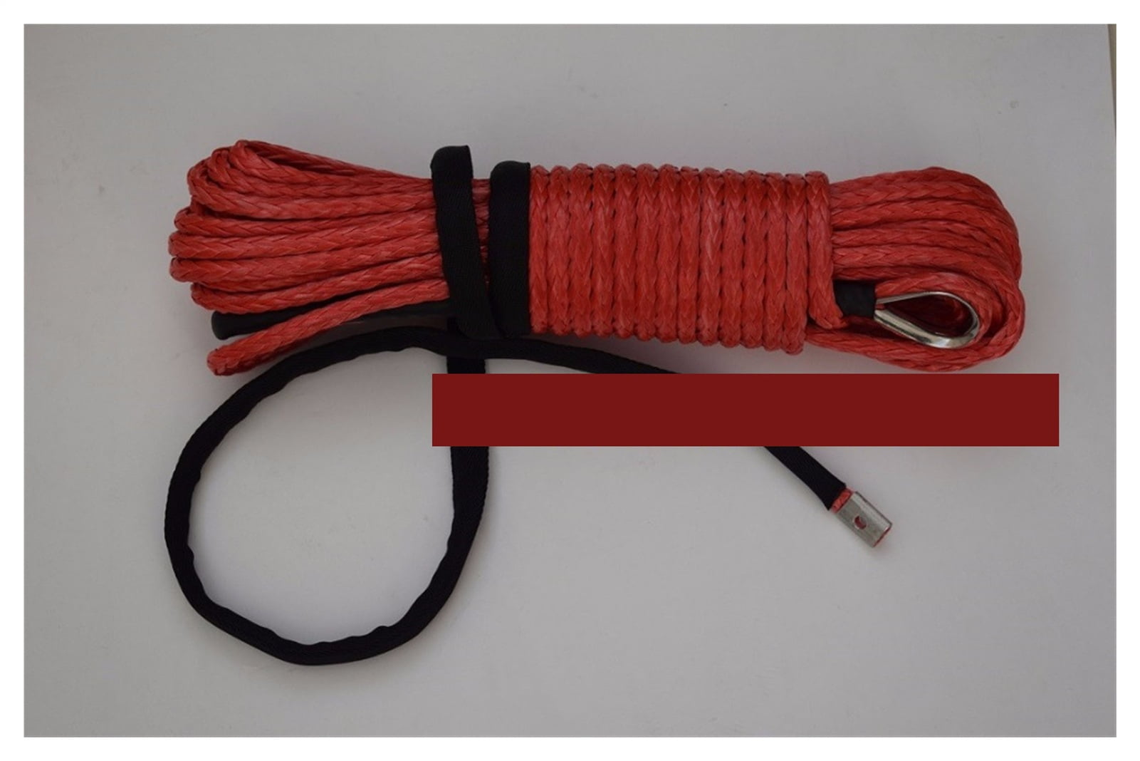 Red 10mm*30m Off Road Rope,ATV Winch Cable,Synthetic Winch Cable,3/8 X ...