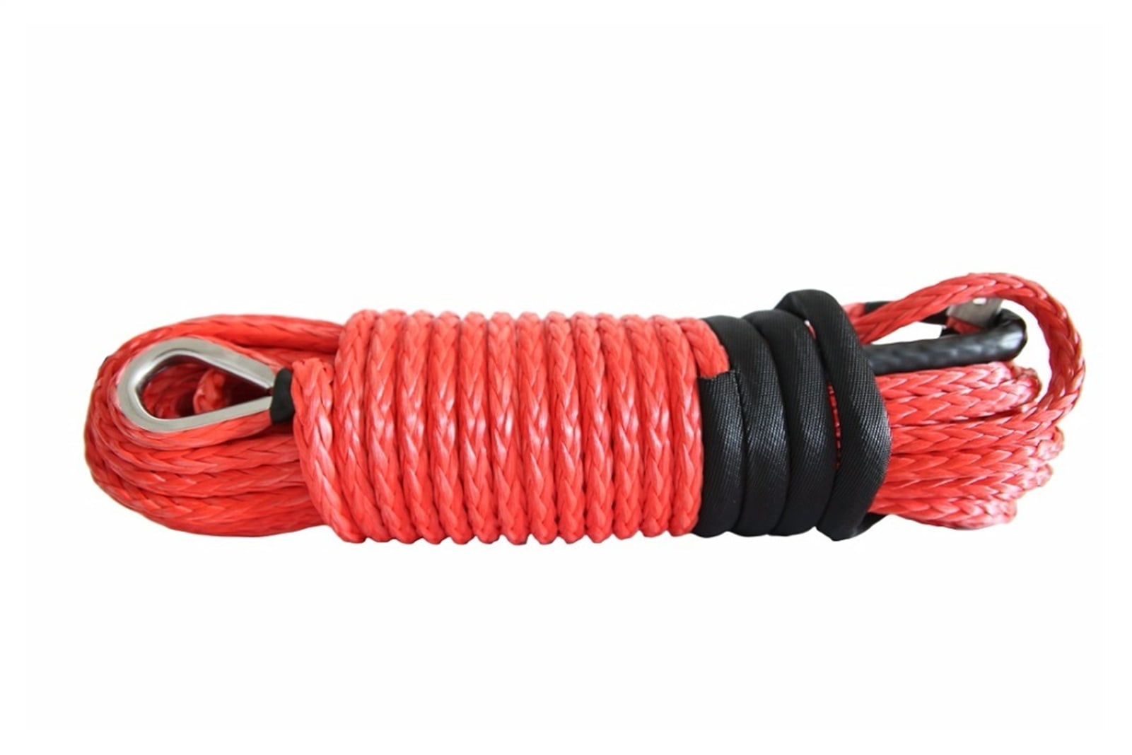Red 12mm*30m Synthetic Winch Rope 12mm,Rope For ATV Winch Accessaries ...