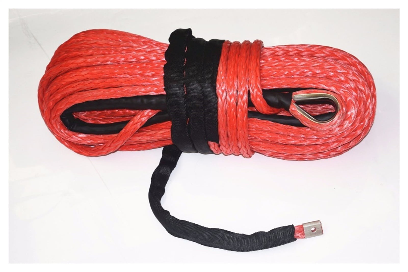 Red 14mm*45m Synthetic Winch Rope,Boat Winch Cable,Towing Ropes For ...