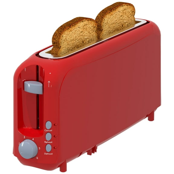 2 Slice Slim Toaster, Single 10" Long Slot Toaster Fits Bals & Artisan ...