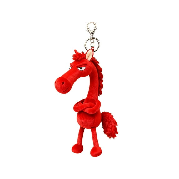 Red 2026 Year Of The Horse Keychain Bag Charm Mini Plush Horse Doll ...