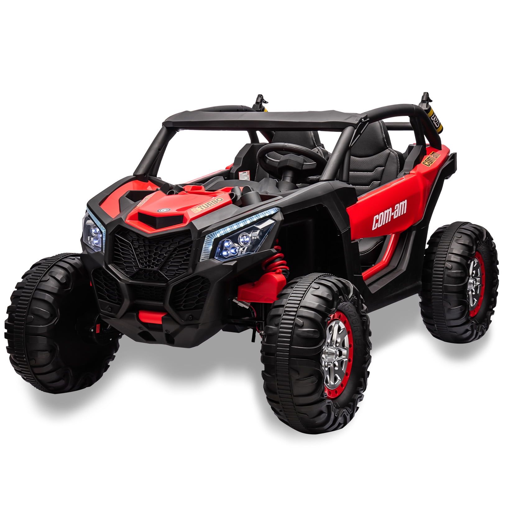 Red 24V 2Seater Ride On UTV Car With Remote Control 4WD Powerful Motors ...