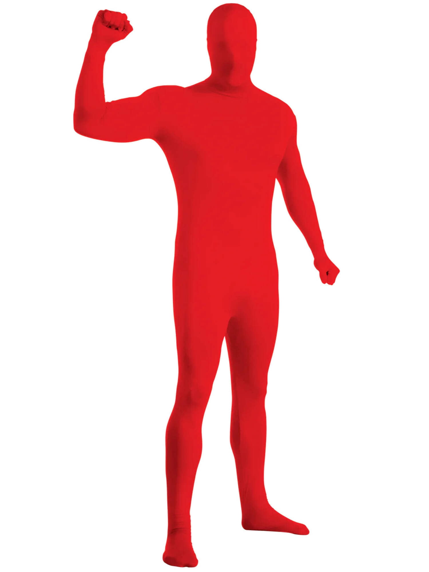 Red 2nd Skin Suit Costume Generic X Large Male Adult Fancy Dress Party ...