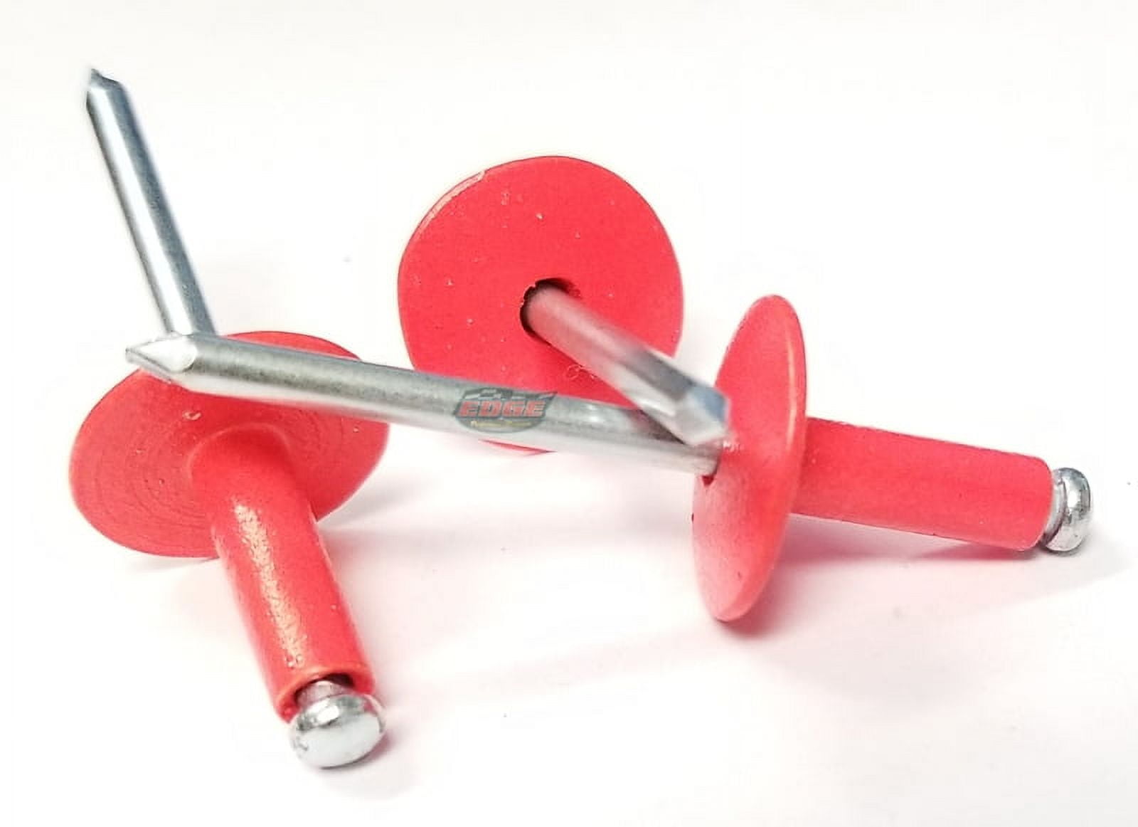 Red 3/16" Pop Rivets Aluminum Large Head Exploding Banana Peel Back ...