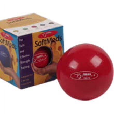 Red 3.3-pound FitBALL SoftMeds Ball - Pilates, Exercise & More ...