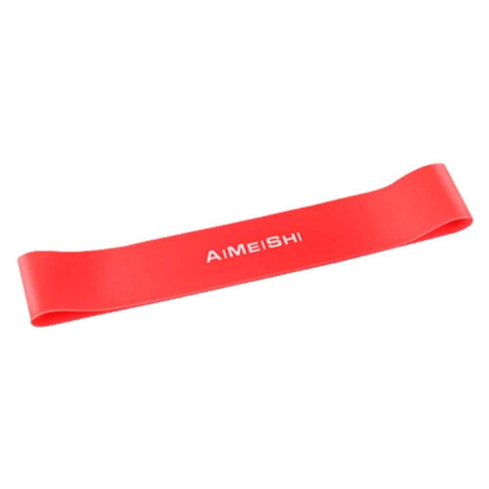 Red 30 Lb Elastic Band For Leg Shaping Core Sports Strength Training ...