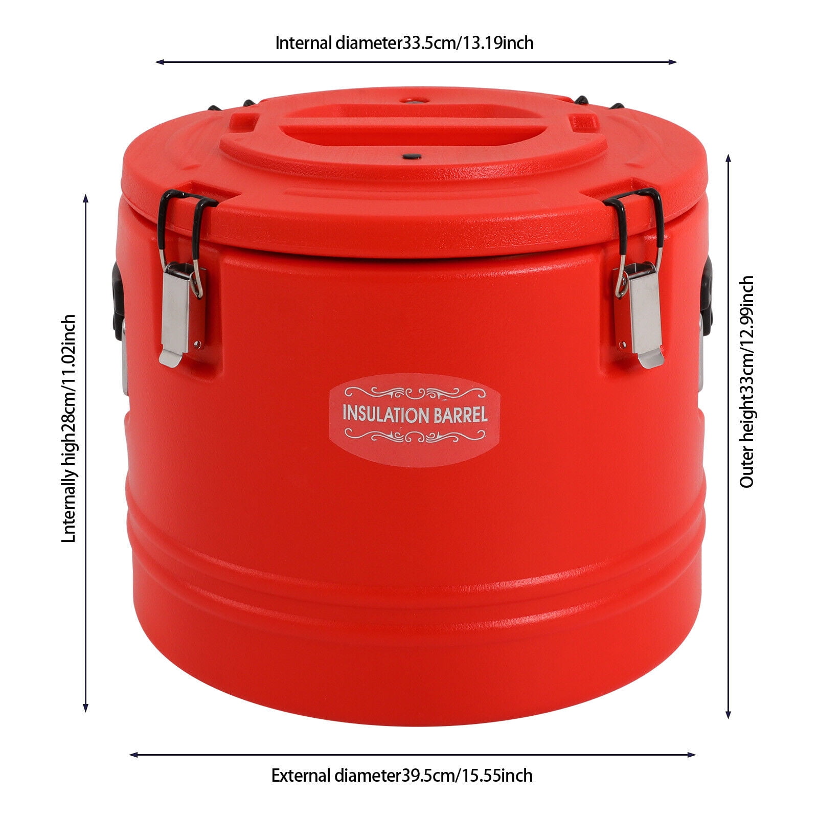 Red 30L insulated bucket Insulated Beverage Cooler Insulated Beverage ...