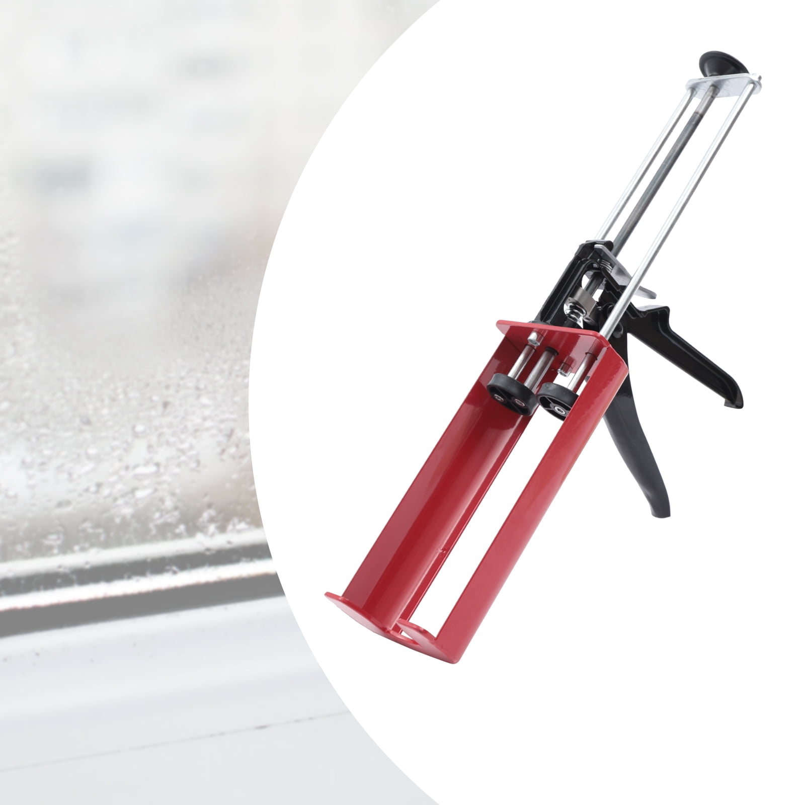 Red 400 ML Caulking Manual Glue Gun Gun Industrial Double Component FOR ...