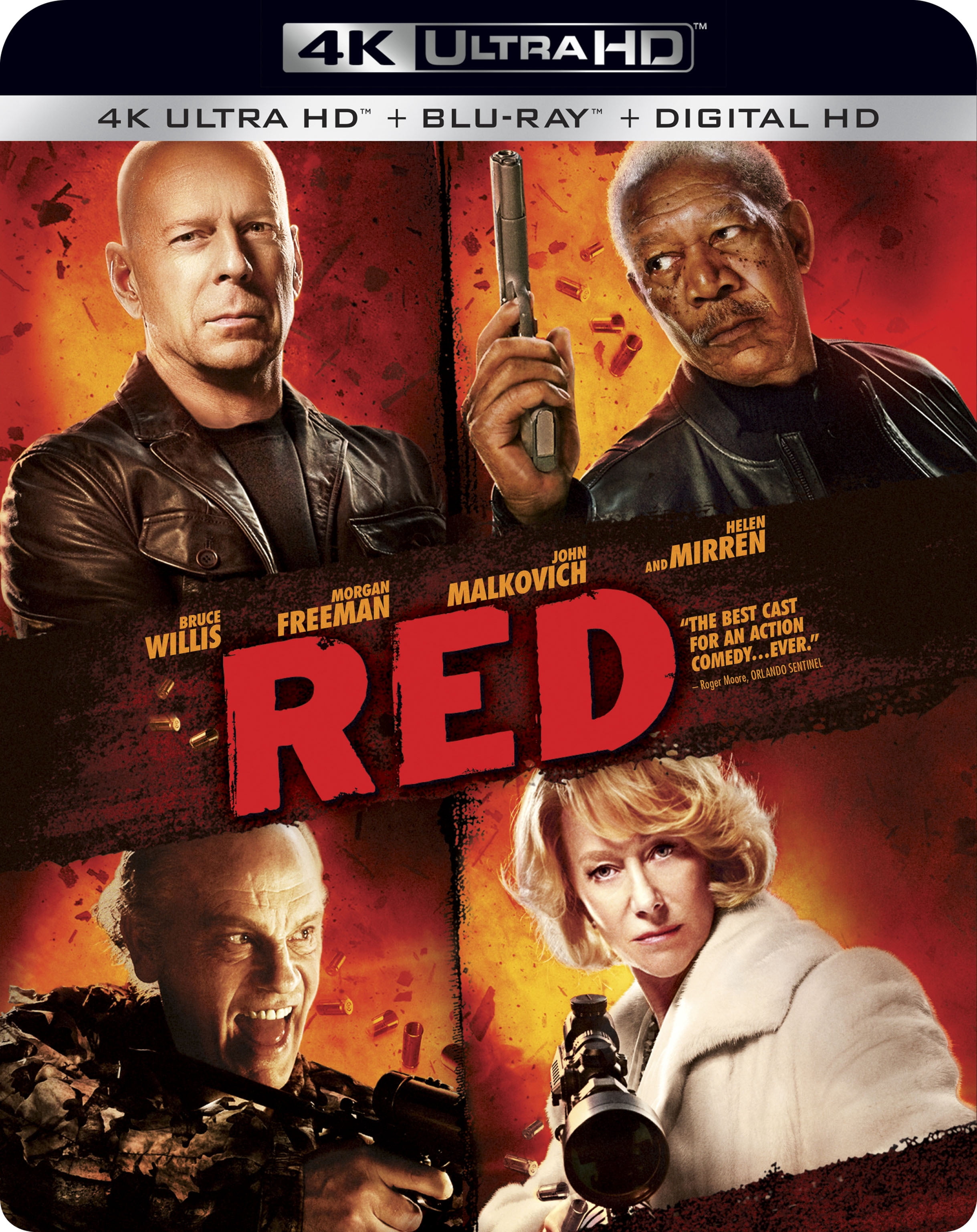Red: Action & Adventure Movie (4K Ultra HD + Blu-ray, PG-13) - Walmart.com
