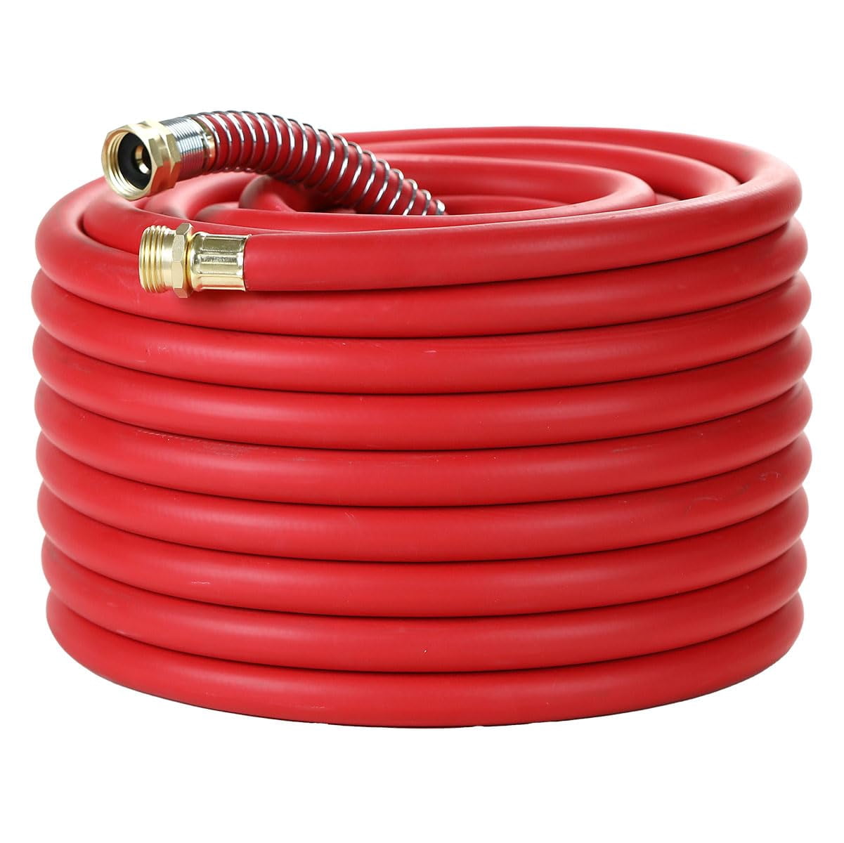 Red 5/8 90FT Male to Female Garden Hose - Walmart.com