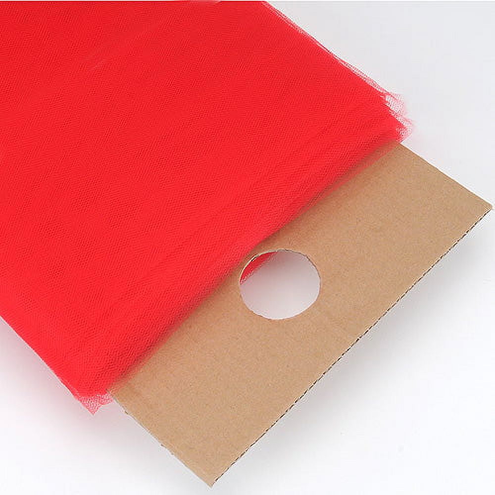 Red - 54 Inch Premium Tulle Fabric Bolt x 40 Yards - Walmart.com