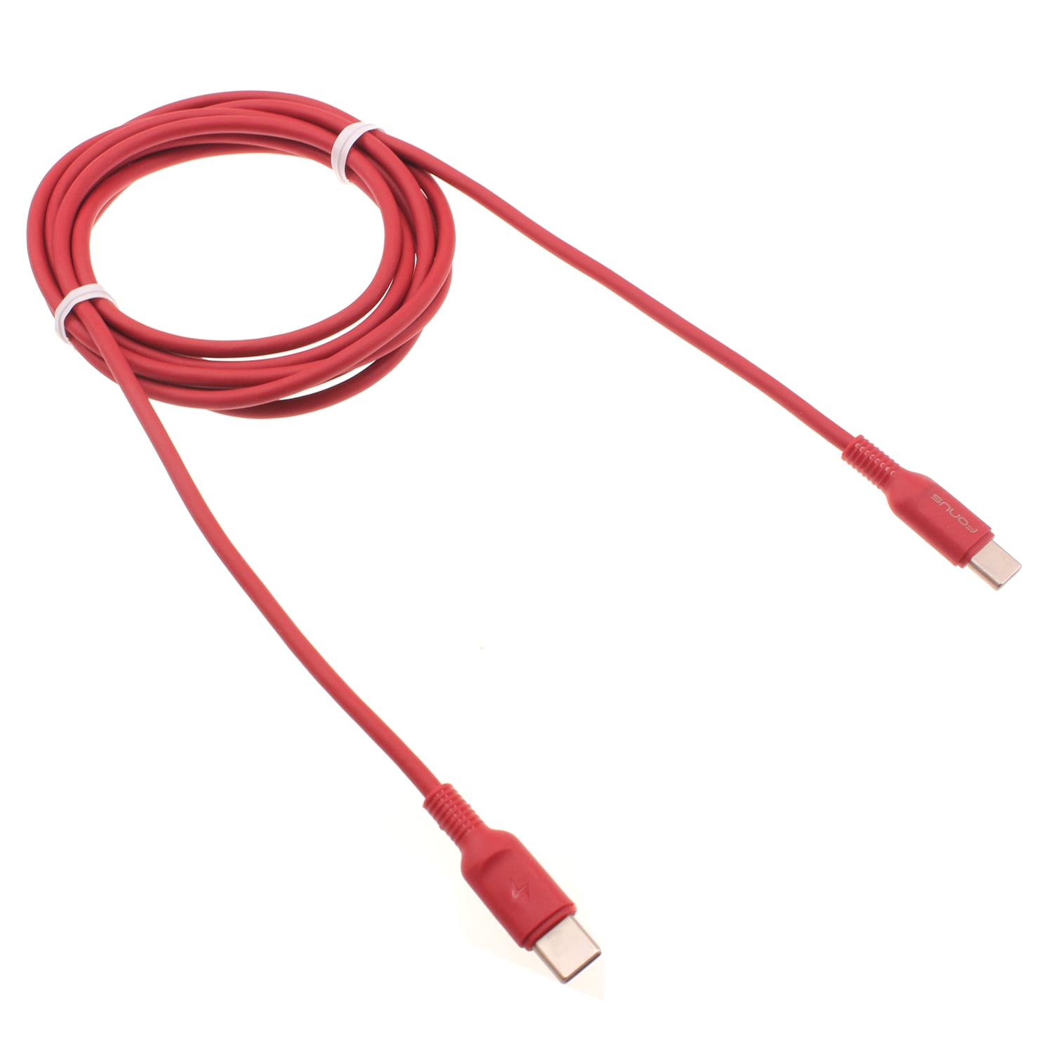 Red 6ft Long Cable for Lenovo Idea Tab Pro (2025)/Tab M11 - USB-C to ...