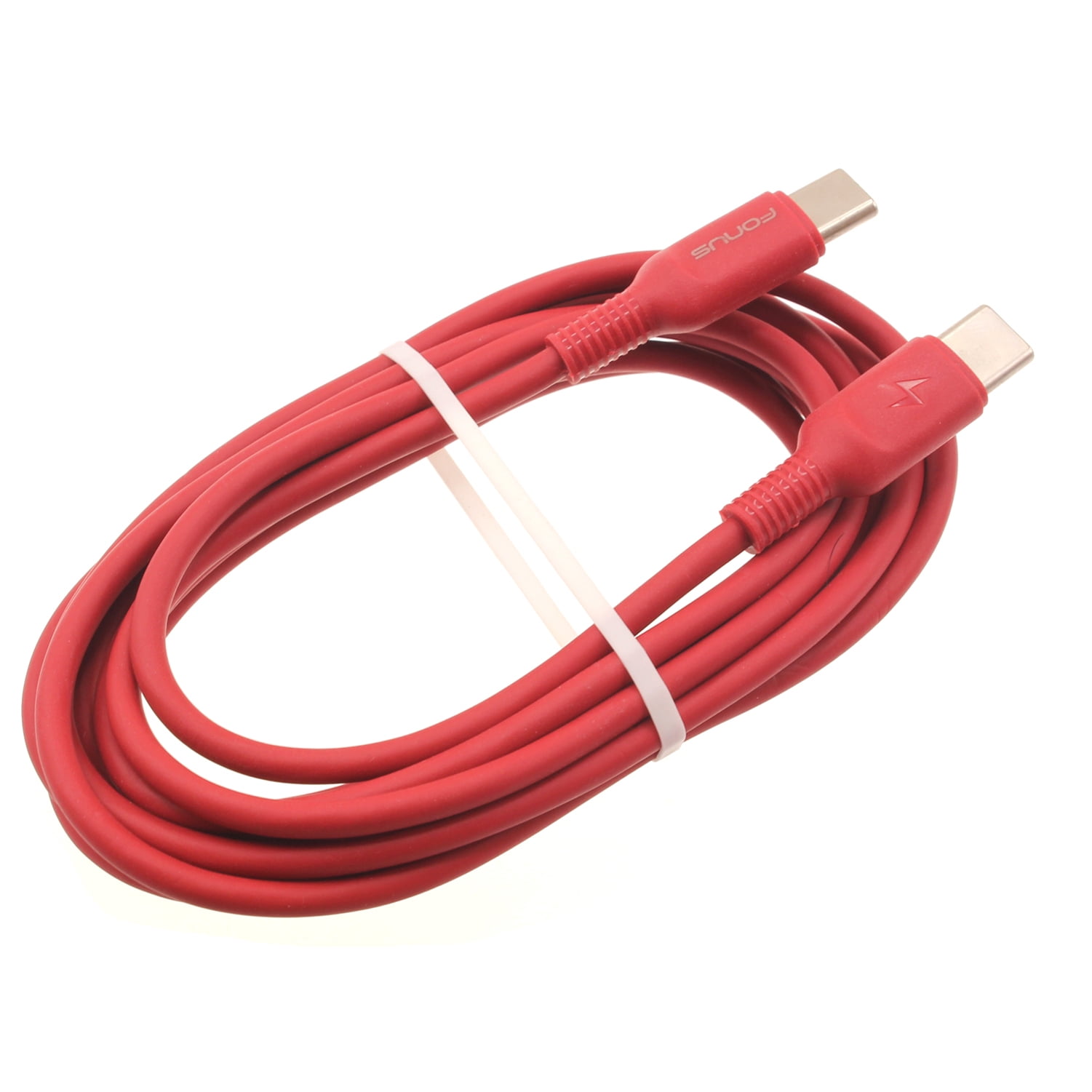 Red 6ft Long Cable for Nokia G90/G100 - USB-C to Type-C PD Fast Charger ...