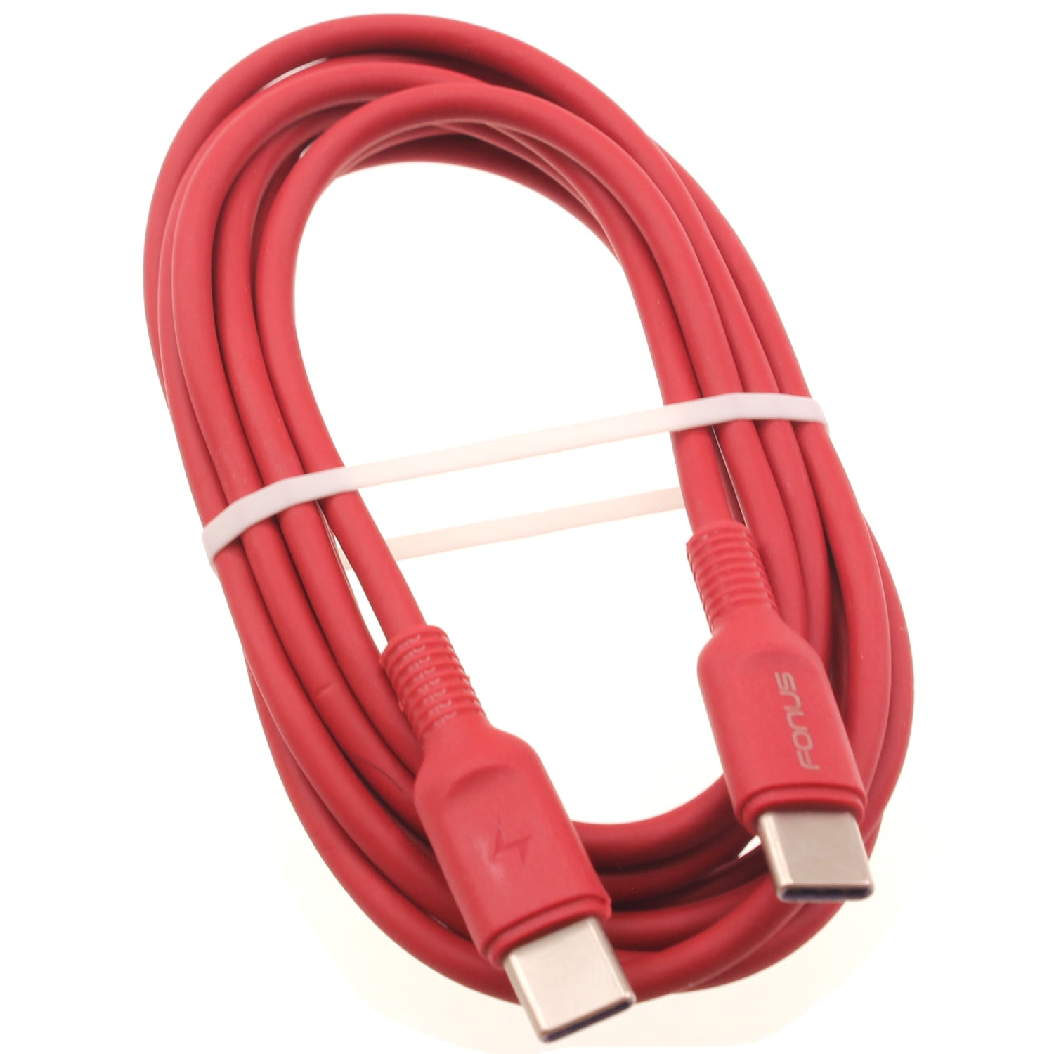 Red 6ft Long Cable for TCL NxtPaper 11/Tab 11 - USB-C to Type-C PD Fast ...