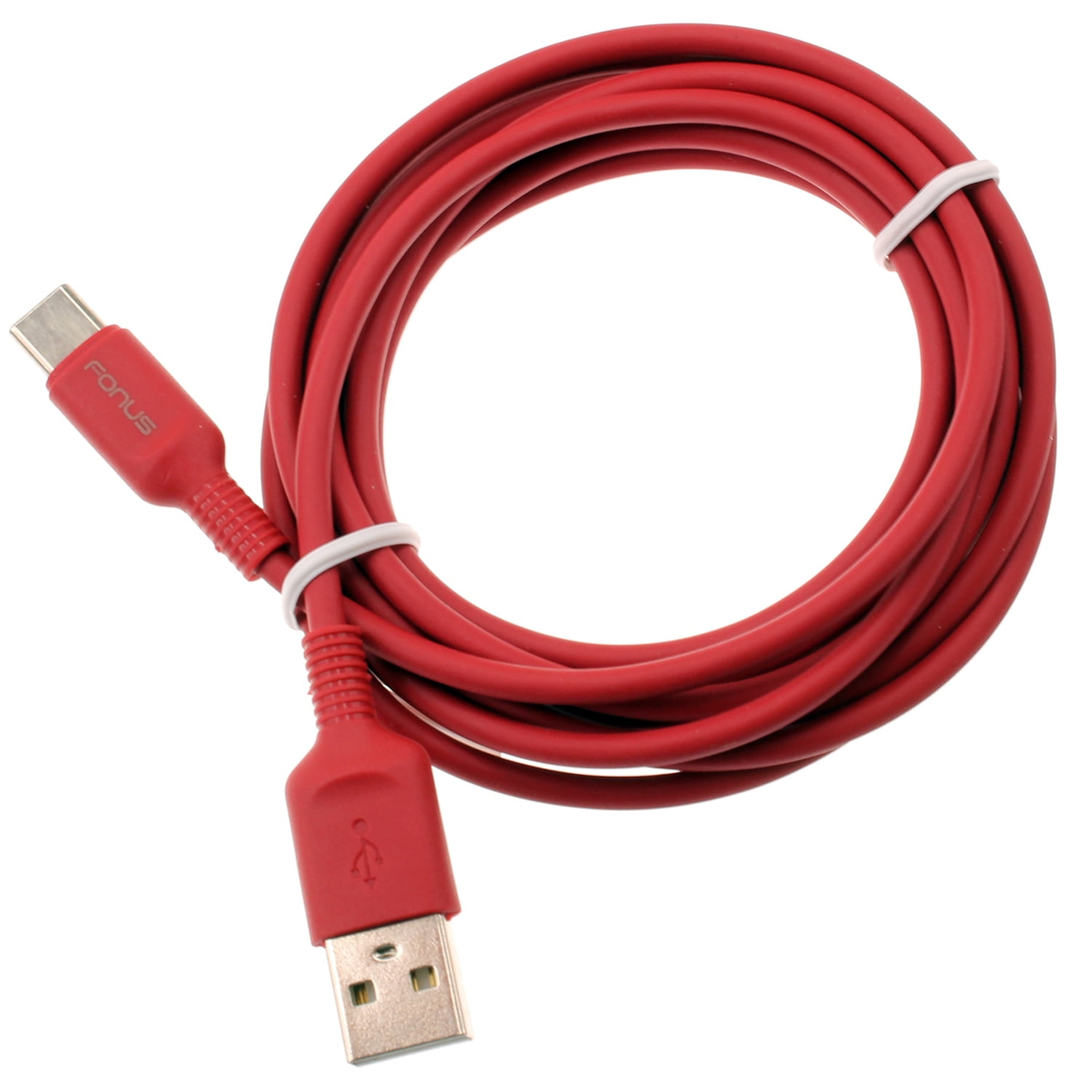 Red 6ft USB-C Cable for BLU S91/Pro - Charger Cord Power Wire Type-C ...