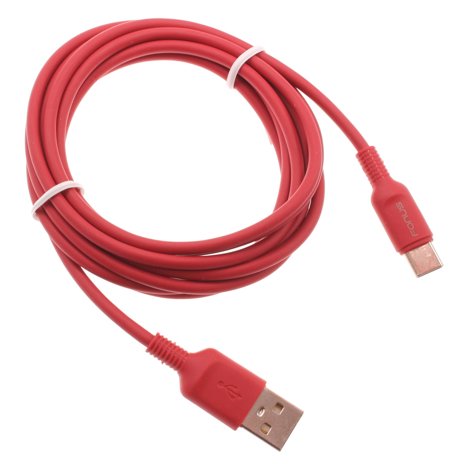 Red 6ft USB-C Cable for HMD Vibe/Skyline - Charger Cord Power Wire Type ...