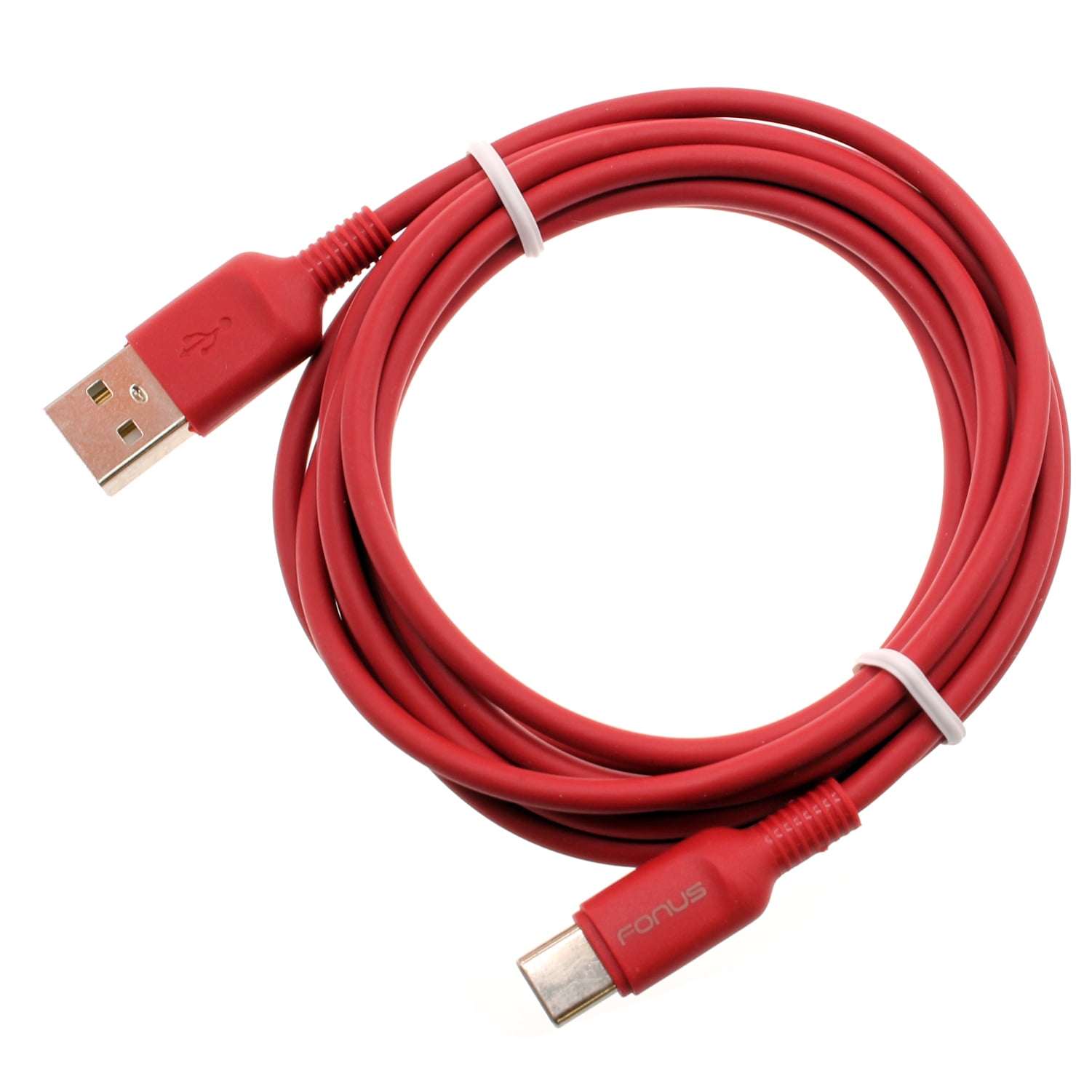 Red 6ft USB-C Cable for Motorola Moto G Power 5G (2025) - Charger Cord ...