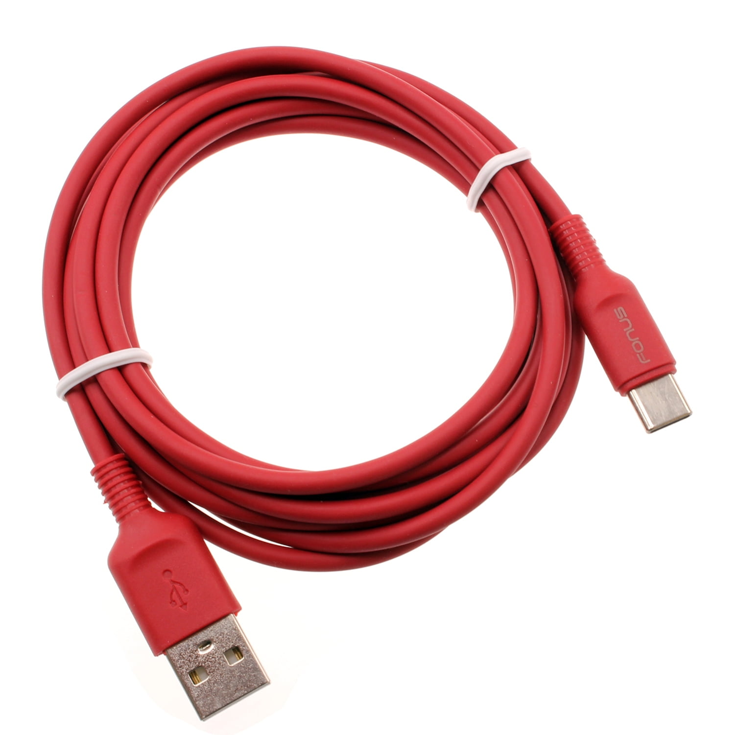 Red 6ft USB-C Cable for Samsung Galaxy S25/Ultra/Plus - Charger Cord ...