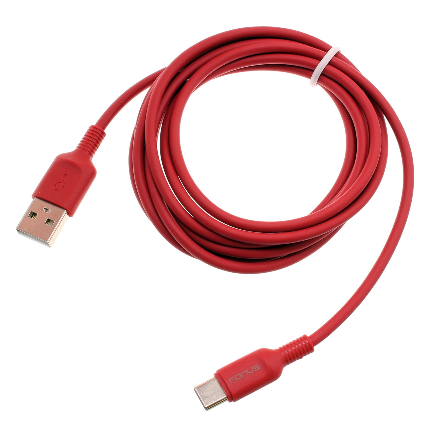 Red 6ft USB-C Cable for TCL 4X 5G, 40 X 5G/NxtPaper - Charger Cord ...