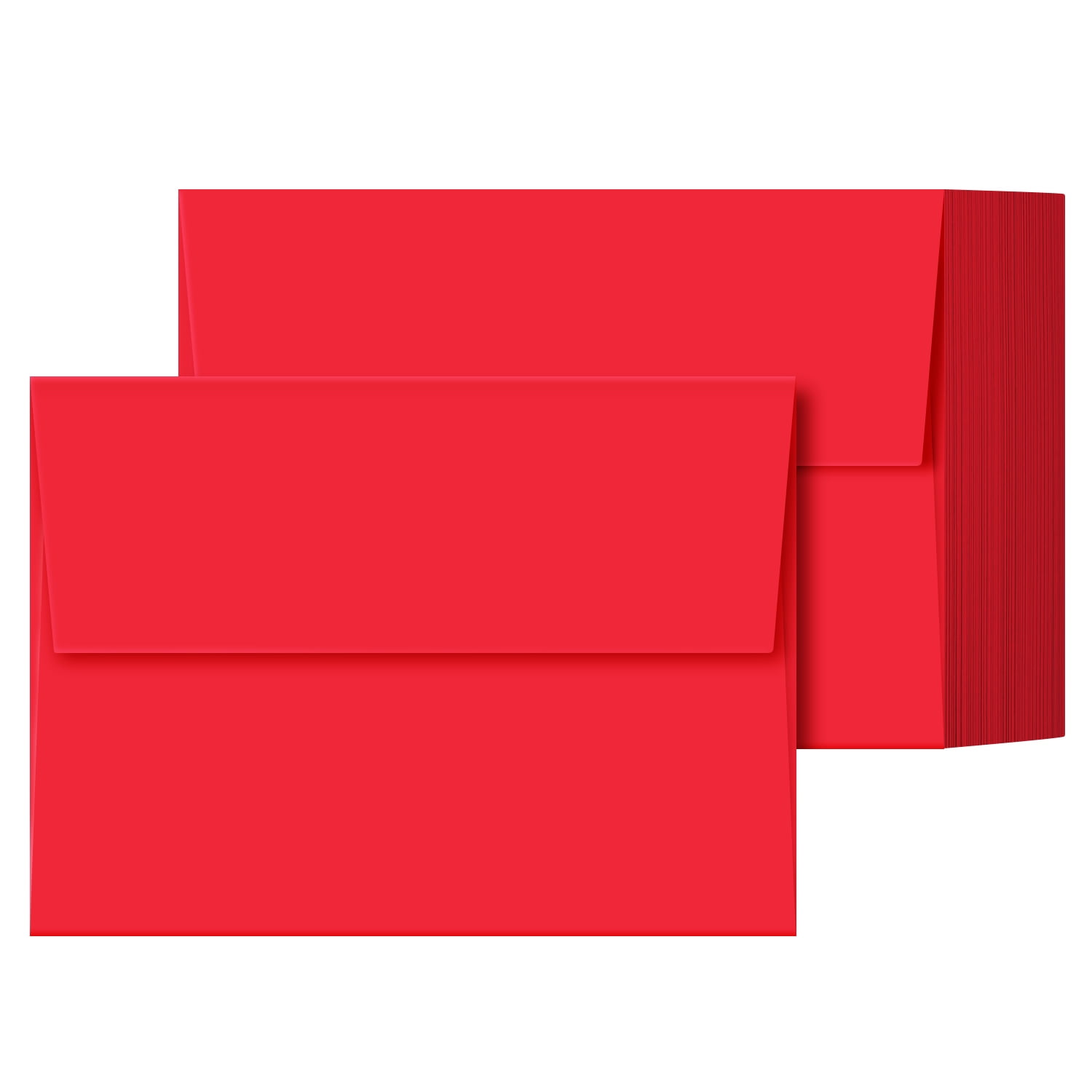 Red A7 Envelopes – Fits 5 x 7 Greeting Cards, Invitations, Photos, DIY ...