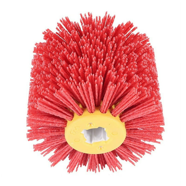 Red Abrasive Wire Drum Brushes Deburring Polishing Buffing Wheel for ...