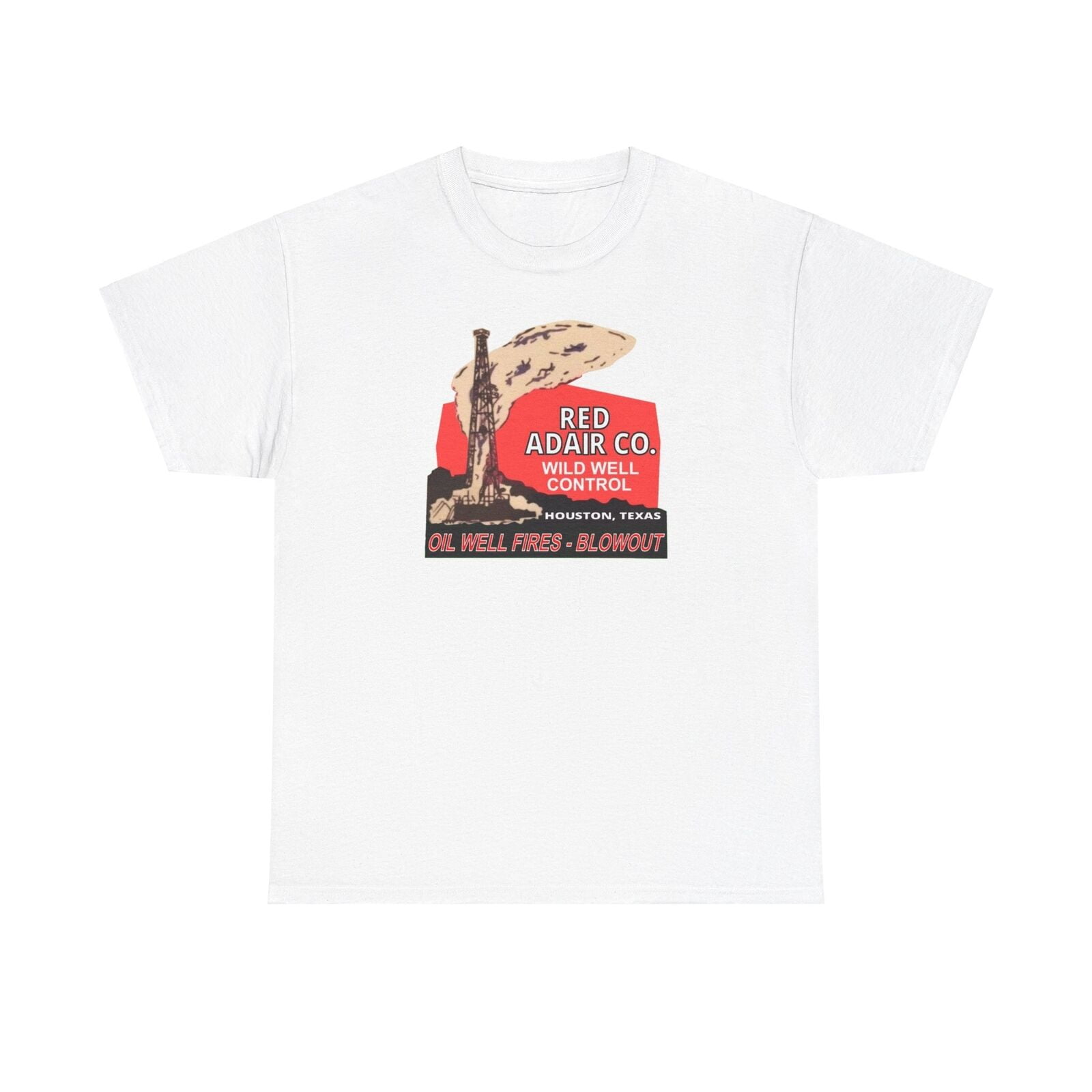 Red Adair Company Vintage Gildan 5000 Unisex Heavy Cotton Tee - Walmart.com