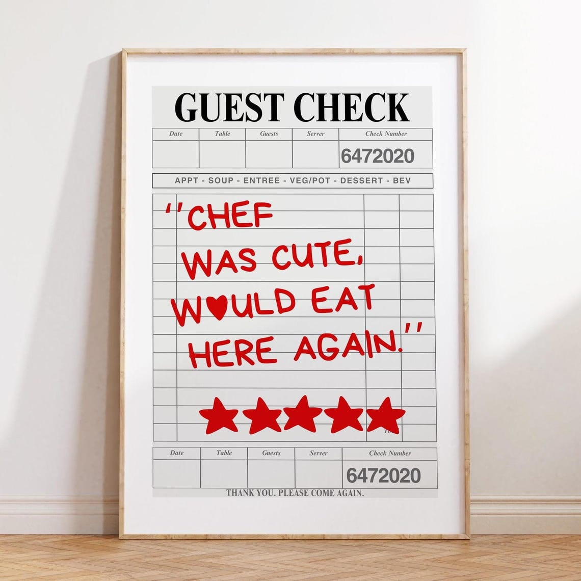 Red Aesthetic Kitchen Decor Cute Kitchen Wall Art Minimalist Heart ...