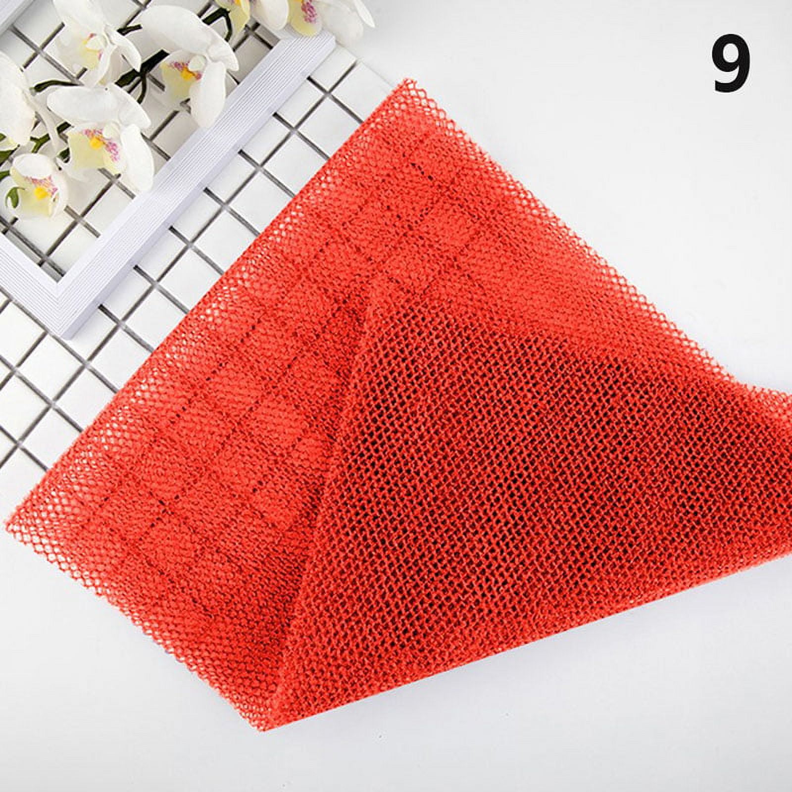 (Red) African Net Sponge Exfoliating Body Scrubbing Wash Net Washcloth ...