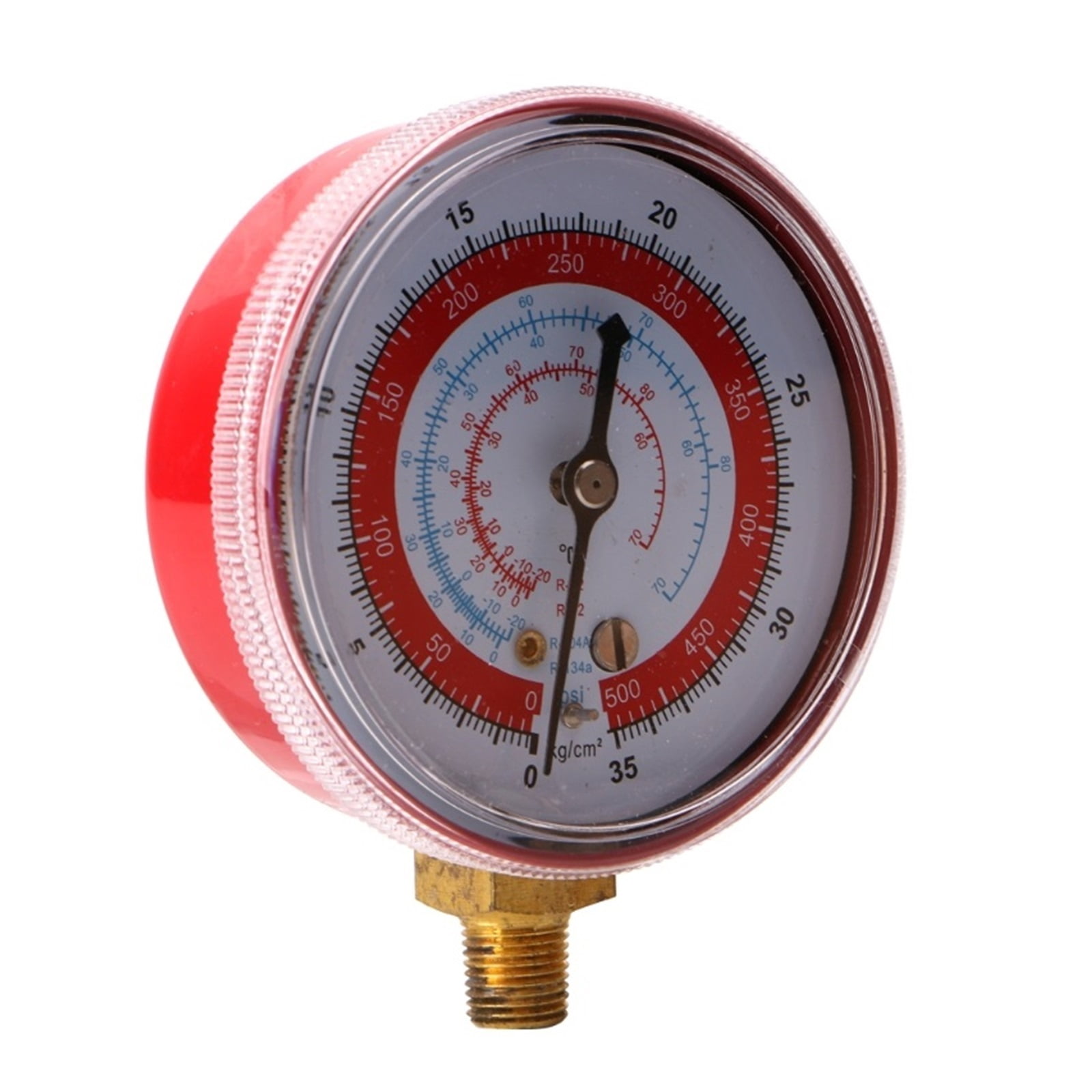 Red Air Conditioner R404/R134A/R22 Refrigerant High Pressure Gauge PSI ...