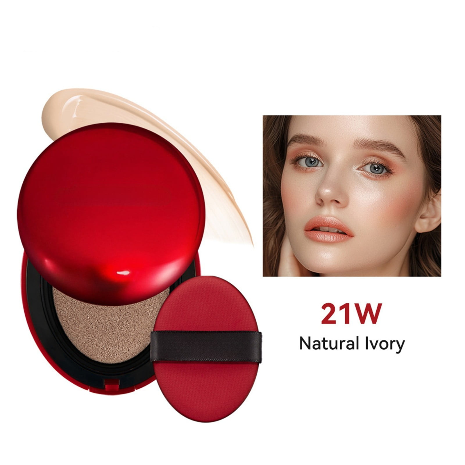 Red Air Cushion Foundation Clear Light And Natural Concealer Cool And ...