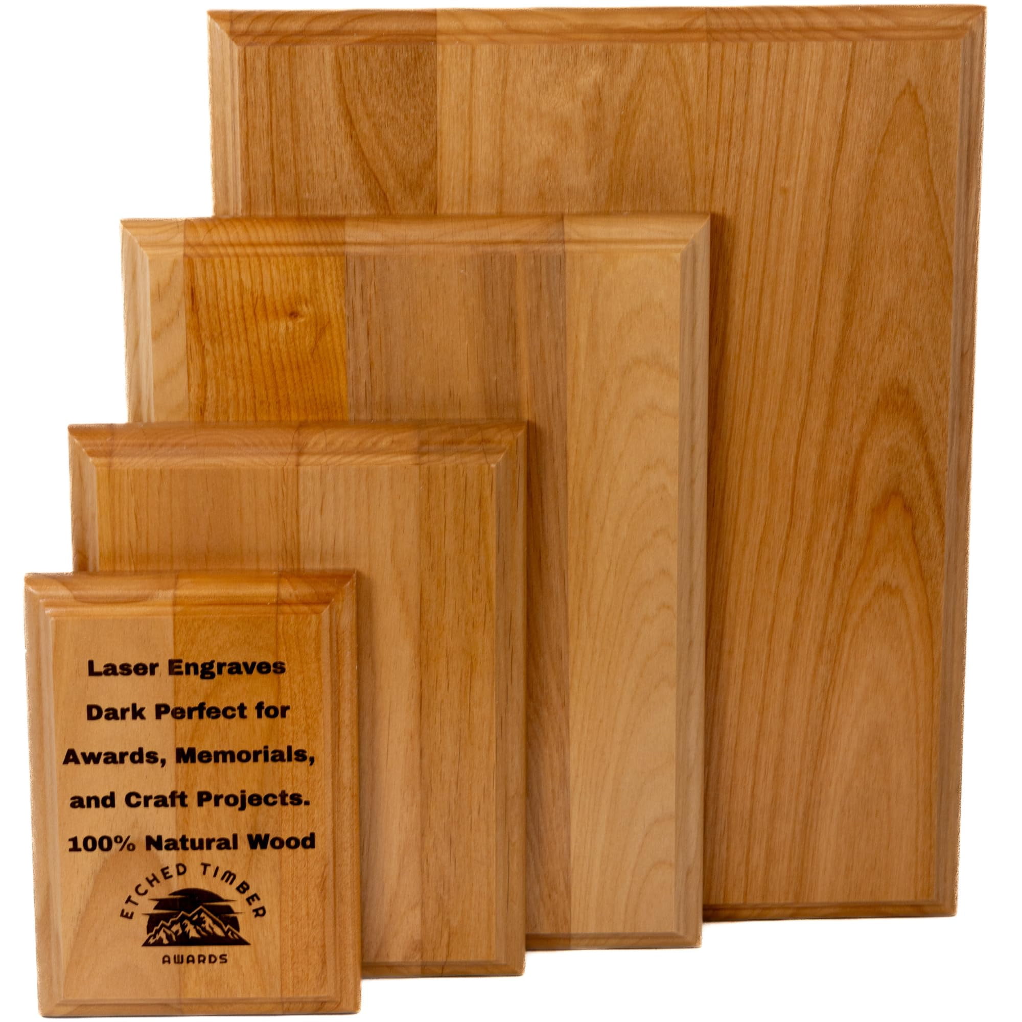 Red Alder Wood Plaque Blank for Custom Awards, DIY Projects, Engraving ...