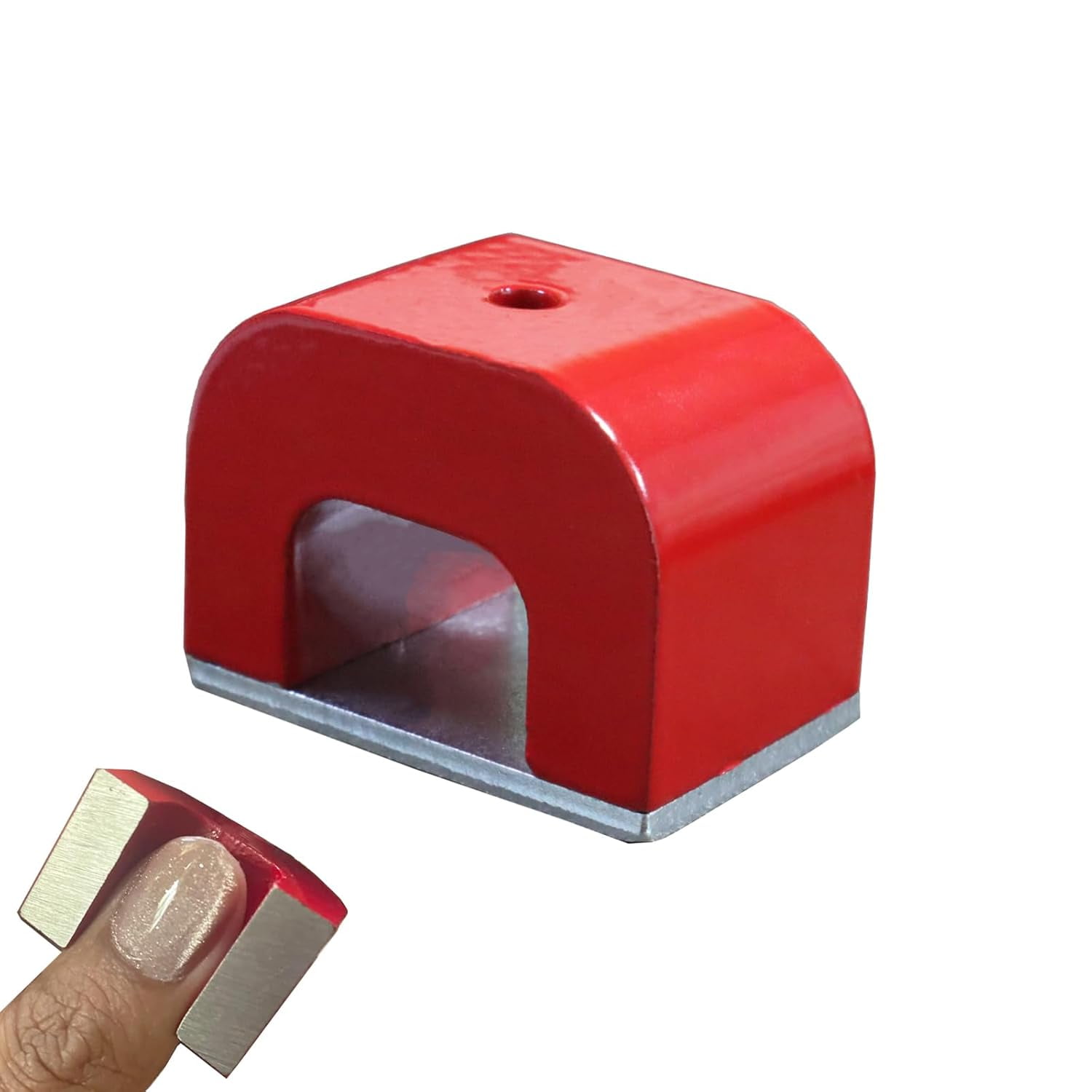 Red Alnico U-Shape Horseshoe Magnet for Nails, 25 Pounds Pull Force ...